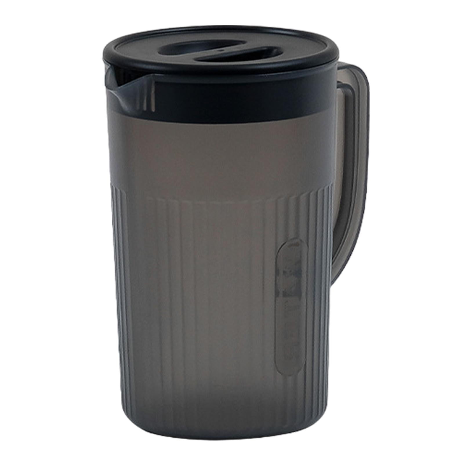 deevoka Pitcher with Lid Fridge Jug Water Jug with Handle for Home ...