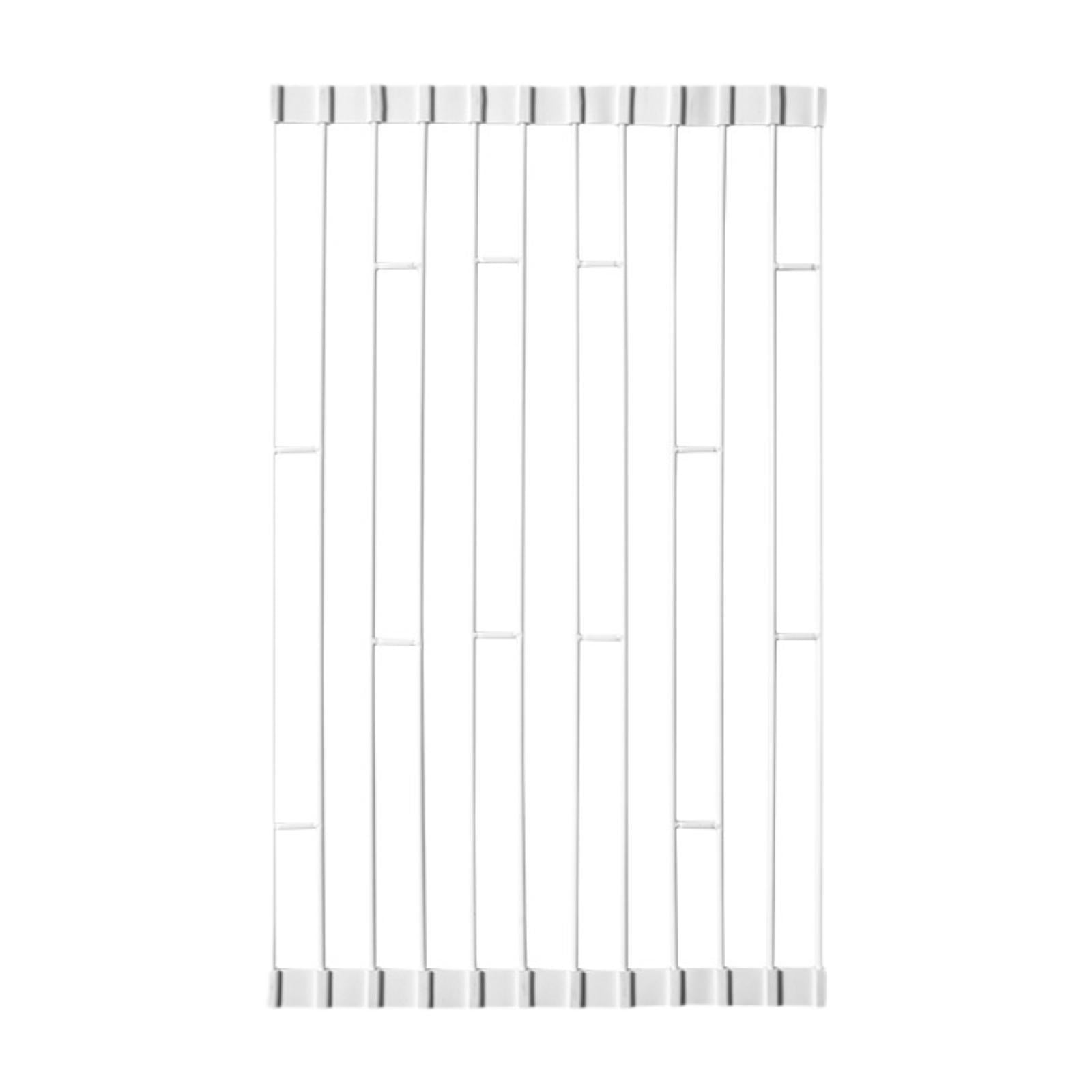 deevoka Roll up Dish Drying Rack Foldable Sink Drying Mat for Counter ...