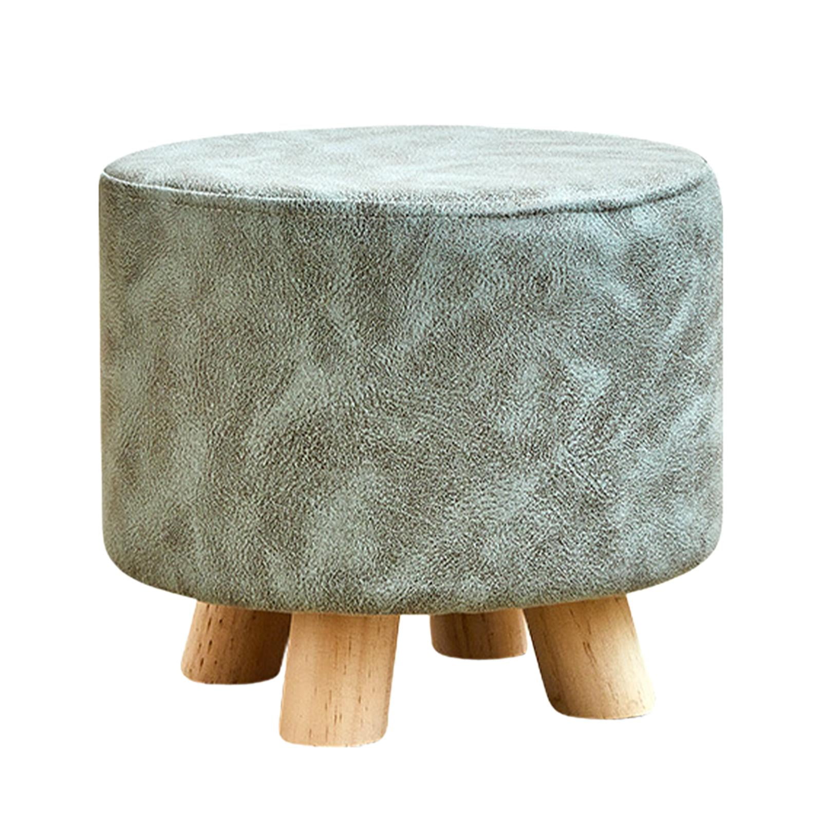 deevoka Round Small Foot Stool Ottoman Creative Footrest for Indoor ...