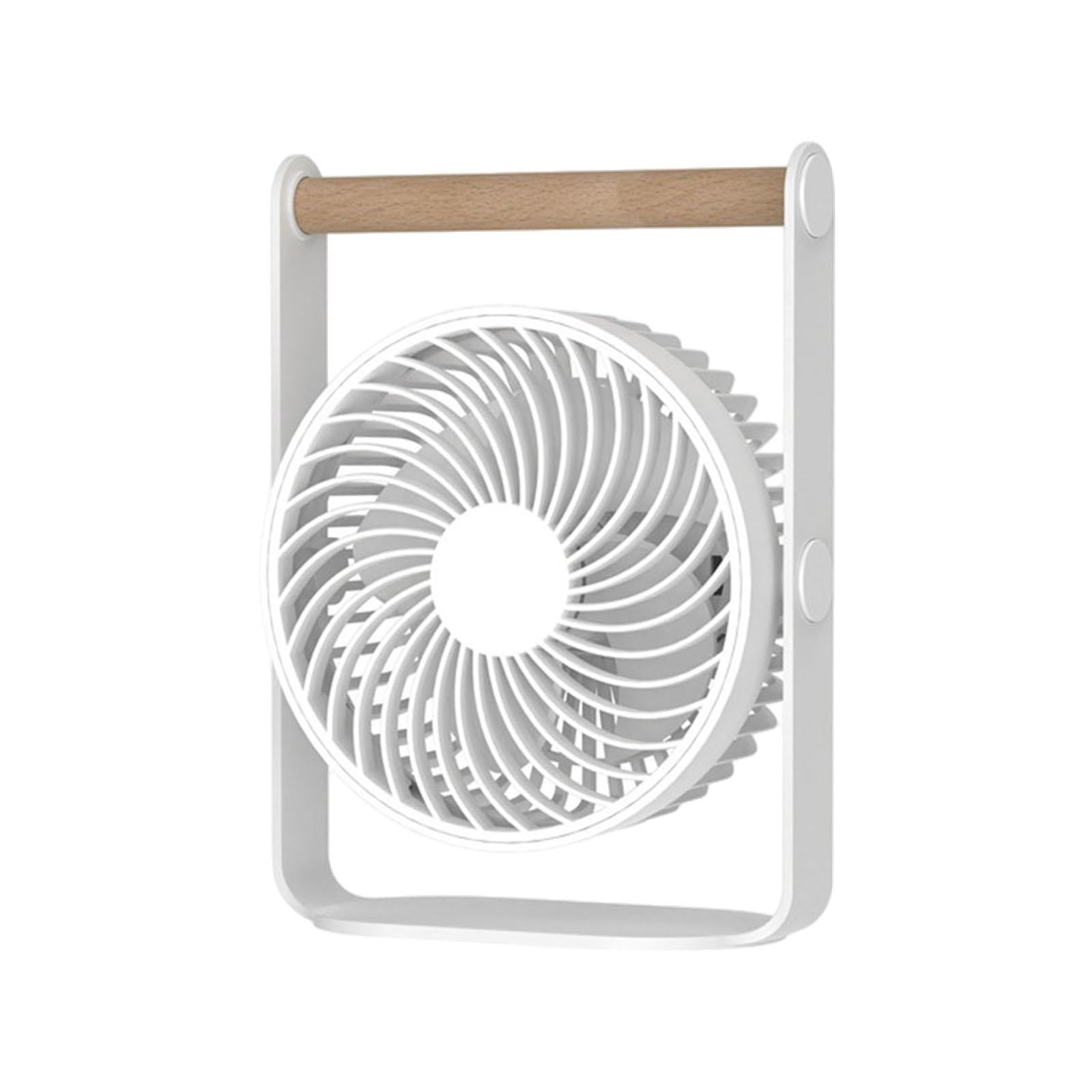 deevoka Small Desk Fan Decor Modern Personal Tabletop Fan for Travel ...
