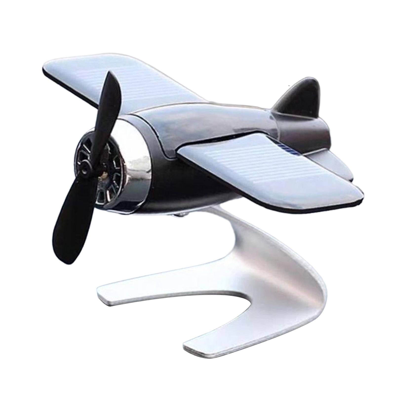 deevoka Solar Airplane Car Oil Diffuser Automotive Decoration Car ...