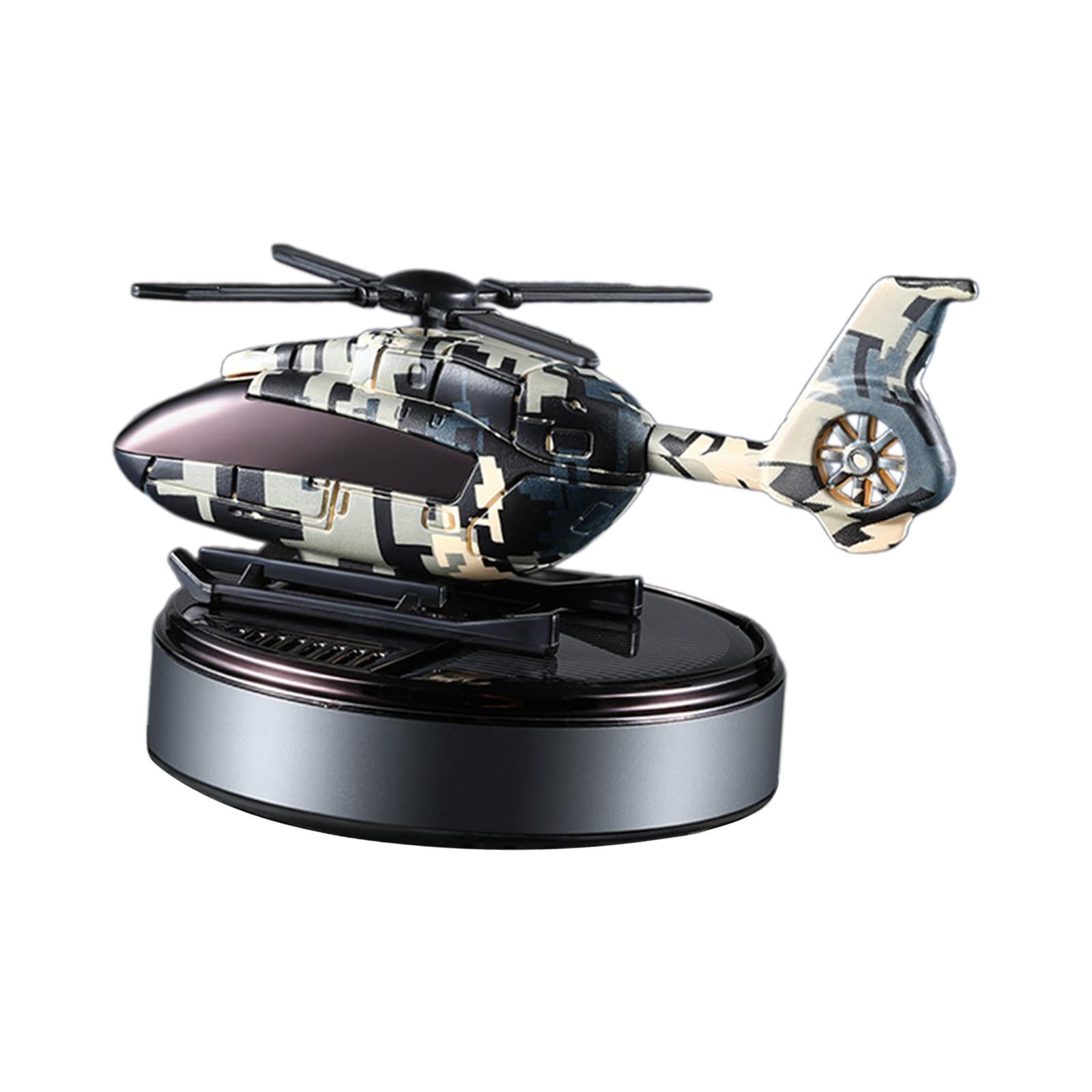 deevoka Solar Airplane Car Rotating Fragrance Airplane Car Perfume ...