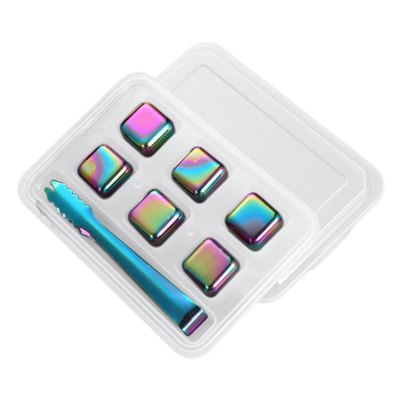 deevoka Stainless Steel Chilling Ice Cubes Drinks Chilling Stones for ...