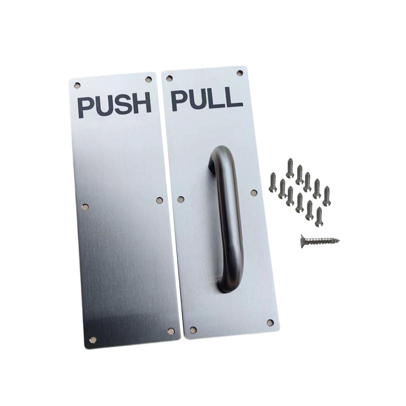 deevoka Stainless Steel Door Handles Pull Push Handles for Office ...