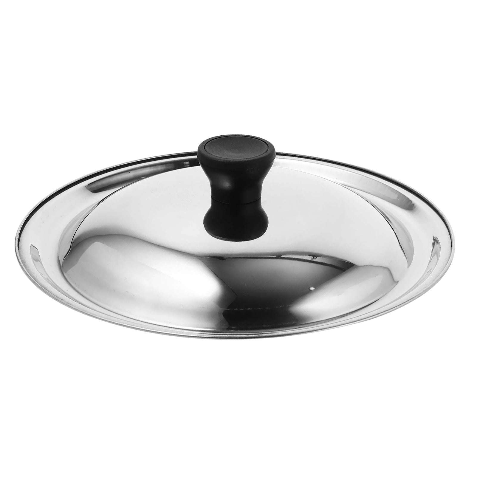 deevoka Stainless Steel Pan Lid Frying Pan Cover Portable Kitchen ...