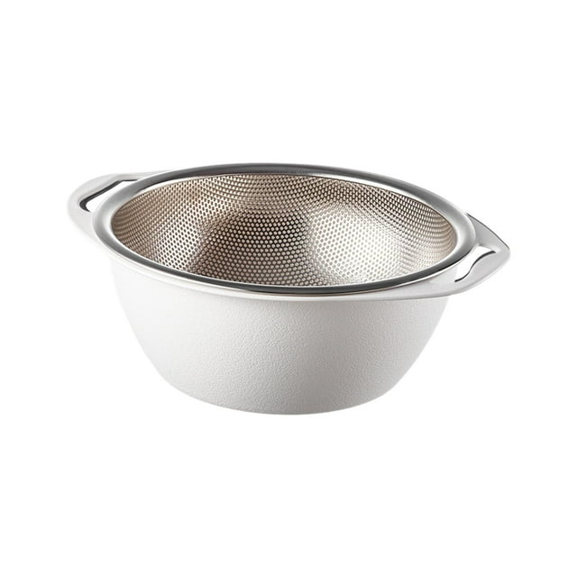 deevoka Stainless Steel Rice Basket Food Drainer for Kitchen Draining ...