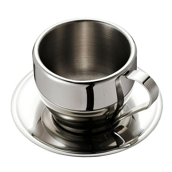 deevoka Stainless steel coffee cup set / coffee set / tea cup set / tea ...