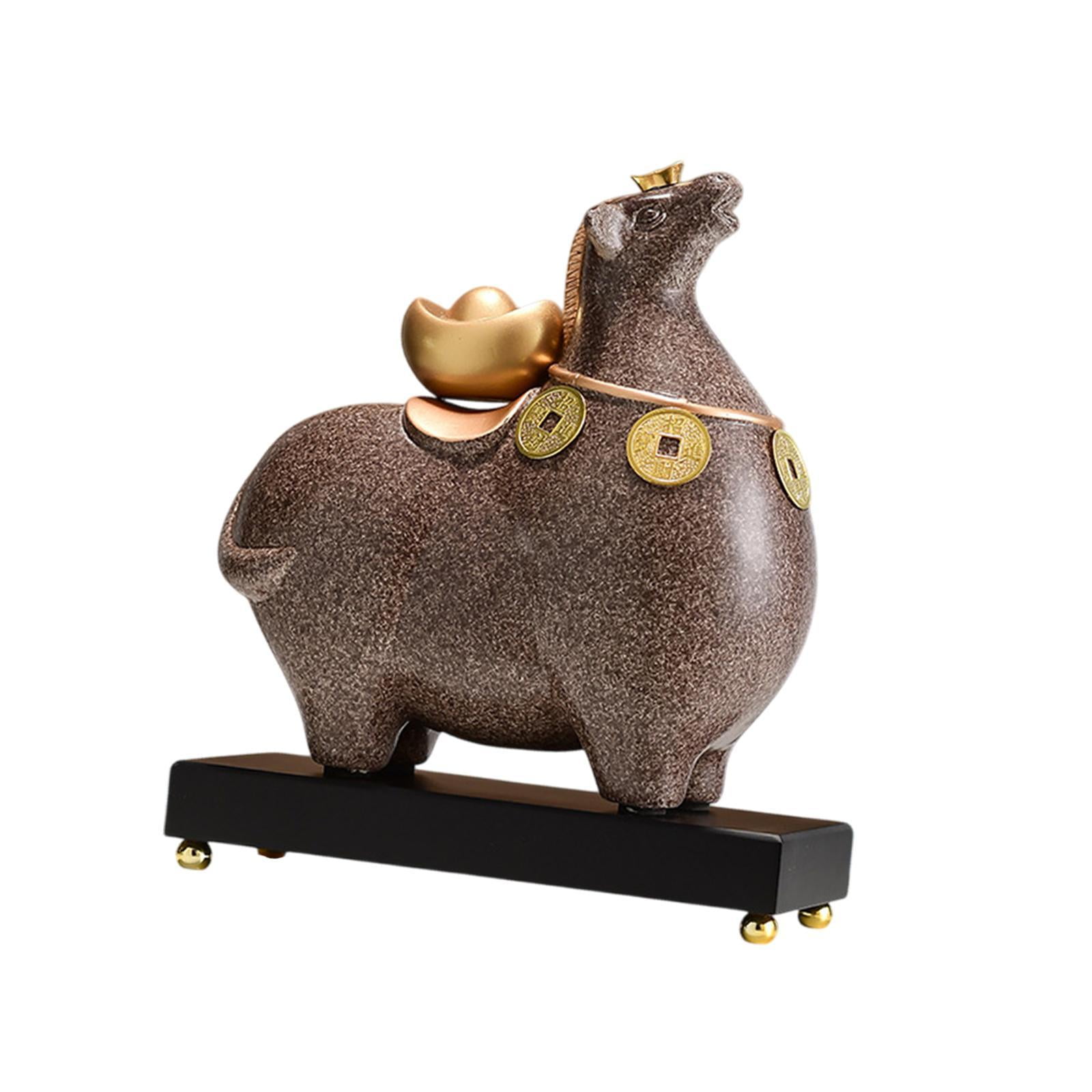 deevoka Standing Horse Statue Convenient Animal Figurine for Living ...