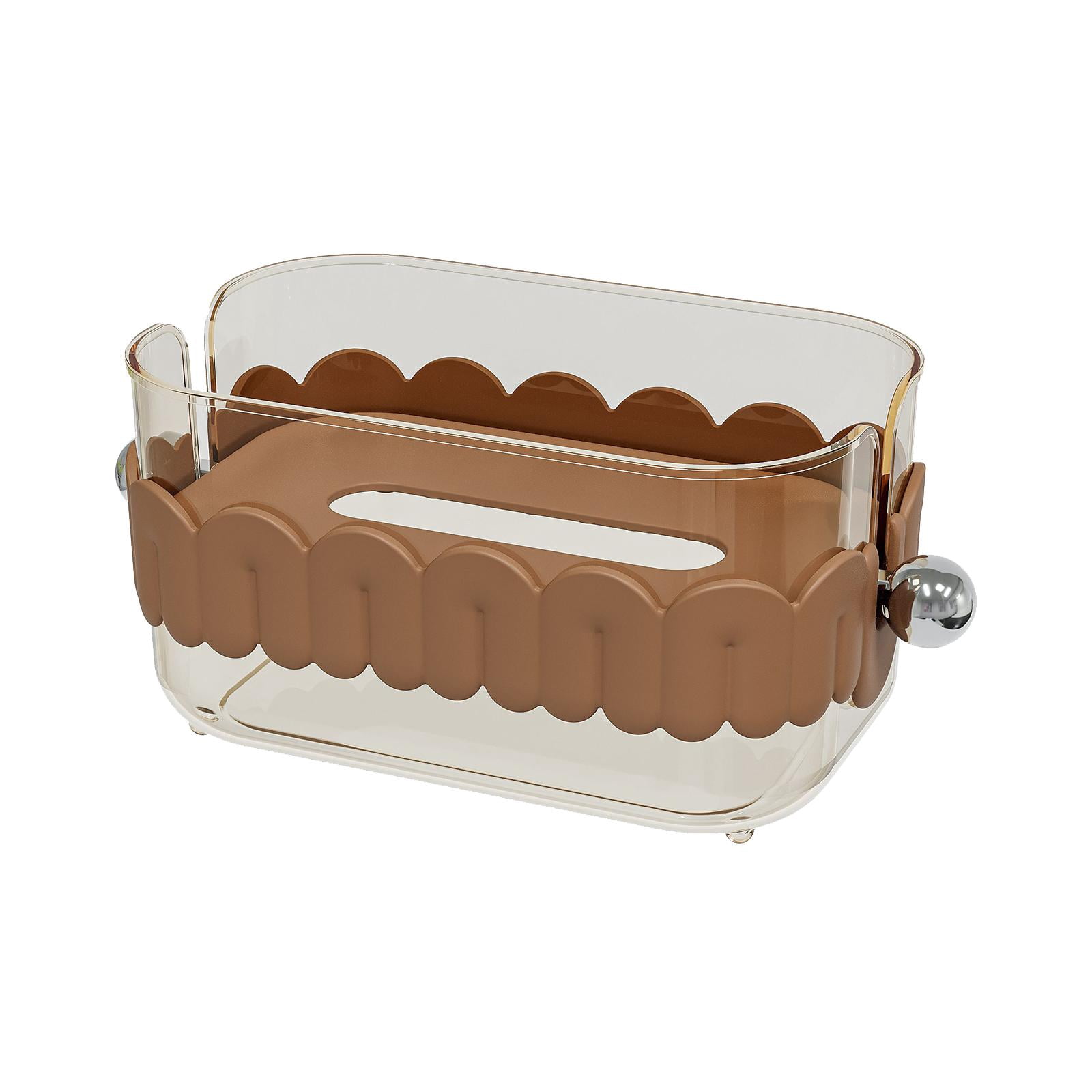 deevoka Tissue Paper Box Cover Desk Toilet Paper Organizer for Bathroom ...