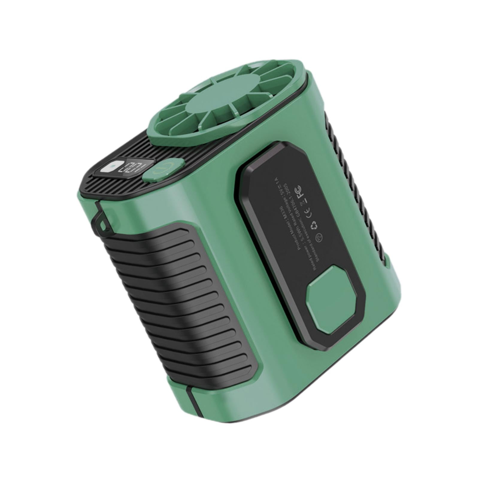 deevoka Waist Clip Fan Battery Operated Handheld Belt Fan for Cycling ...