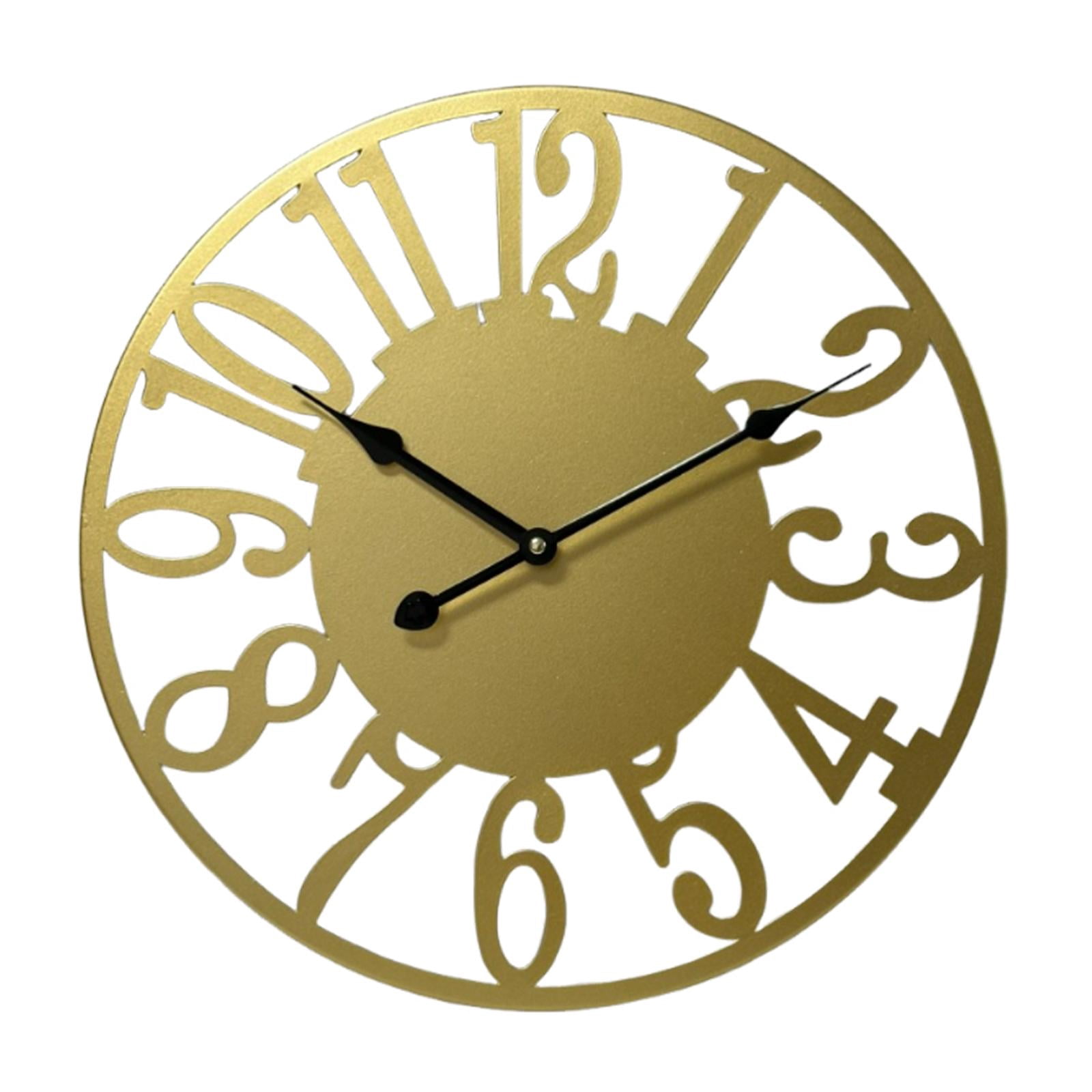 deevoka Wall Clock Decorative 16 inch Compact Classic Clock Easy to ...