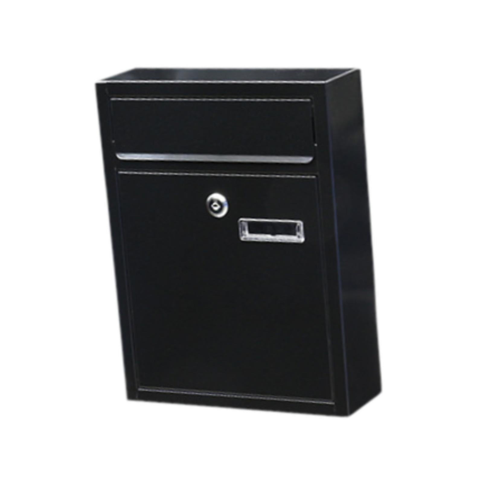 deevoka Wall Mount Mailbox Mail Box Lockable Weatherproof with 2 Keys ...