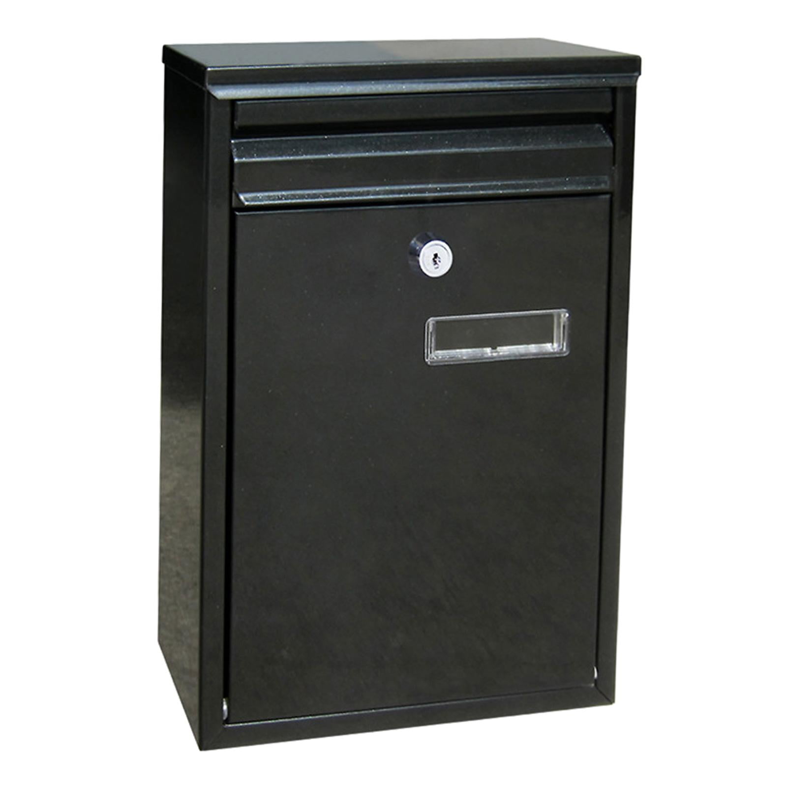 deevoka Wall Mounted Mailbox Newspaper Holder Box for Gate Home Office ...