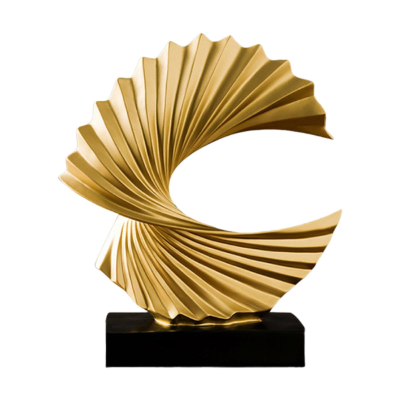 deevoka Wave Statue Aesthetic Artwork Abstract Sculpture for Hotel Home ...
