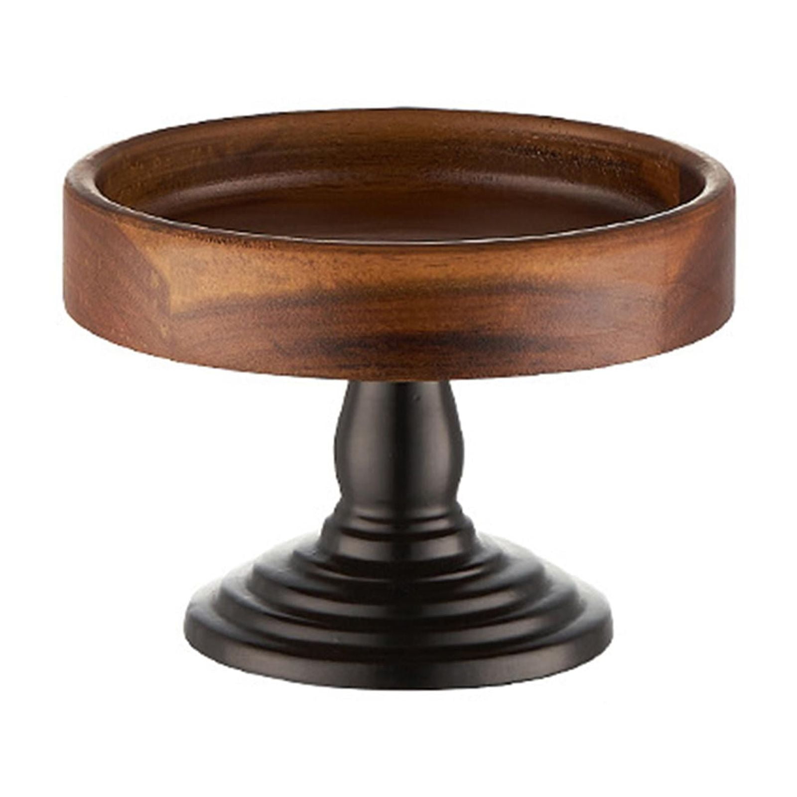 deevoka Wood Cake en Serving Tray Cake Display Stand for Party Home ...