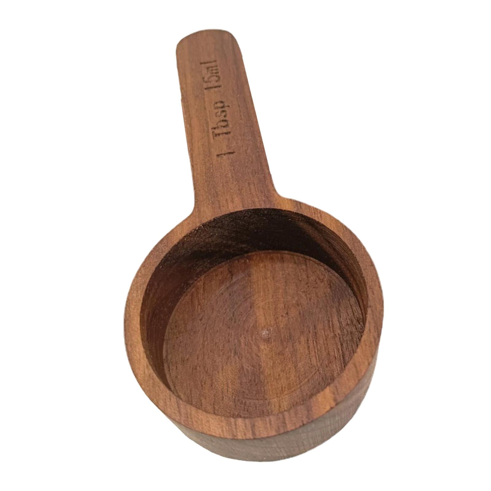 deevoka Wooden Measuring Cup Tablespoon 15G Capacity Stackable ...