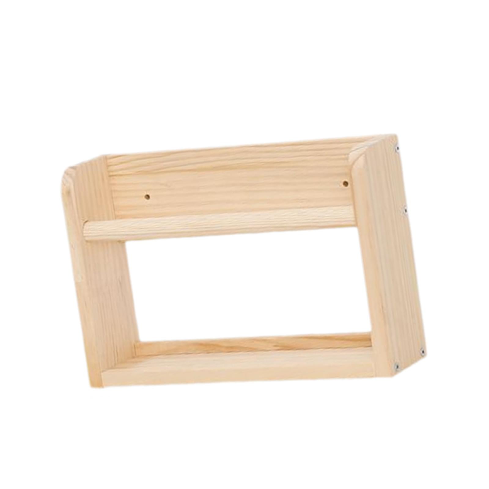 deevoka Wooden Nursery Bookshelf Wall Stand for Drawing Room Office ...