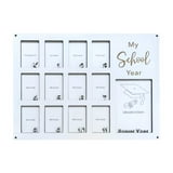 deevoka Wooden School Picture Frame Pre K to 12 40x30cm for Any ...