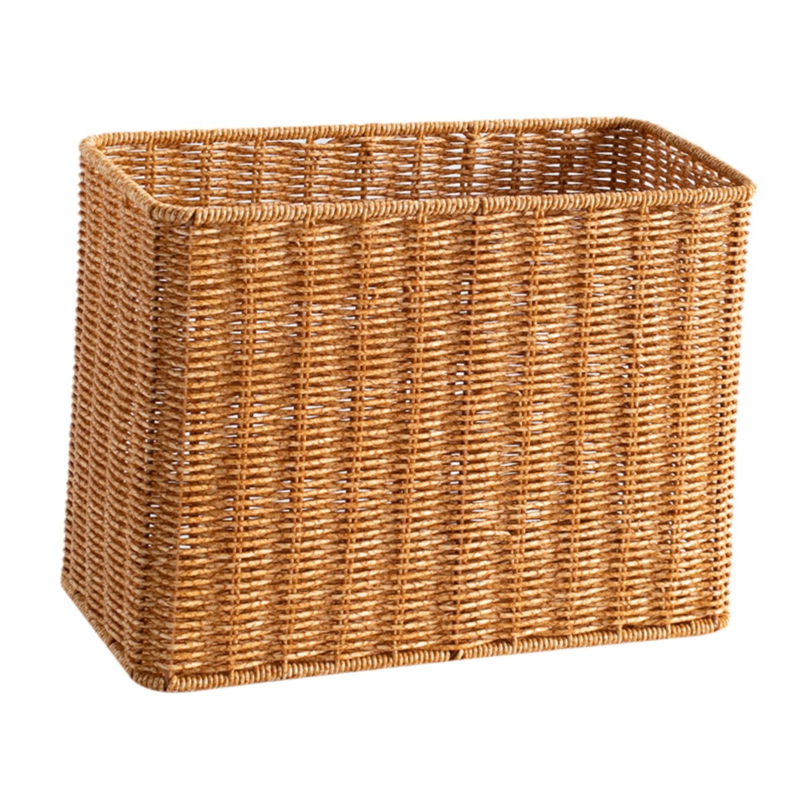 deevoka Woven Organize Basket Compact Journal Basket for Clothing ...
