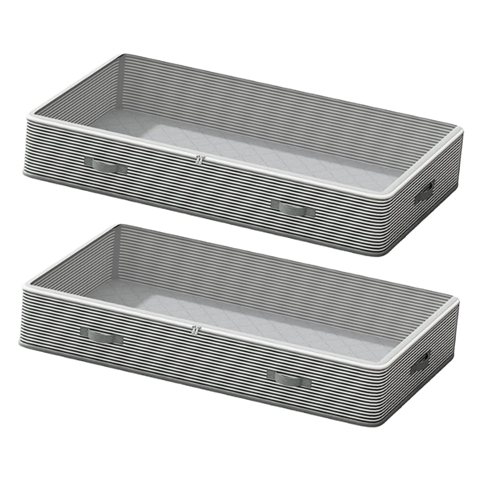 deevoka under Bed Storage Container Underbed Storage Bag 55L Zipper ...