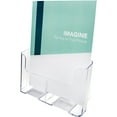 Deflecto DocuHolder, Clear, Countertop/Wall Mount, 9 1/4w x 3 3/4d x 10 3/4 - Walmart.com