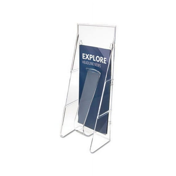deflecto Stand Tall Literature Holder, 4 9/16w x 3 1/4d x 11 7/8h ...