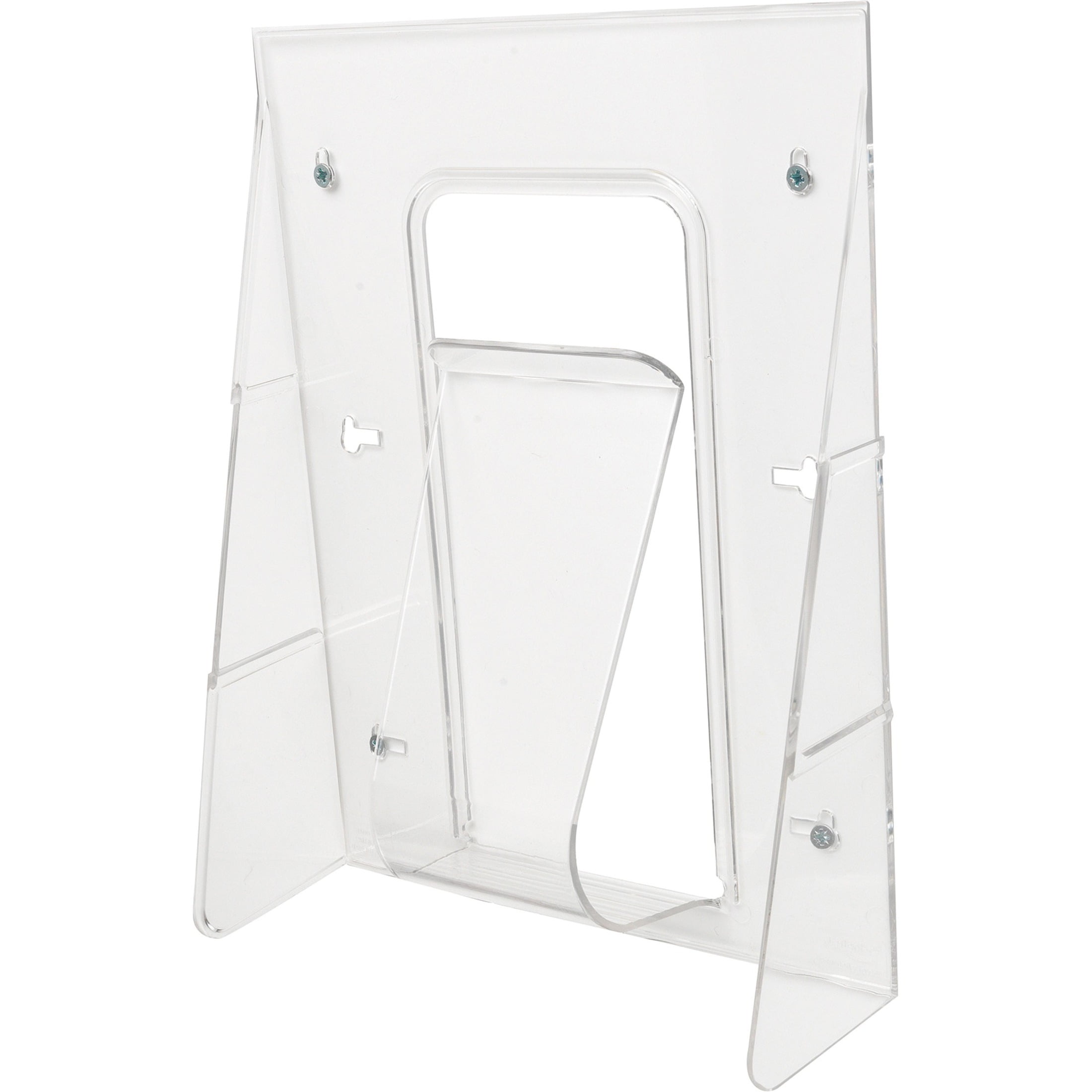 deflecto Stand Tall Literature Holder, 9 1/8w x 3 1/4d x 11 7/8h, Clear ...