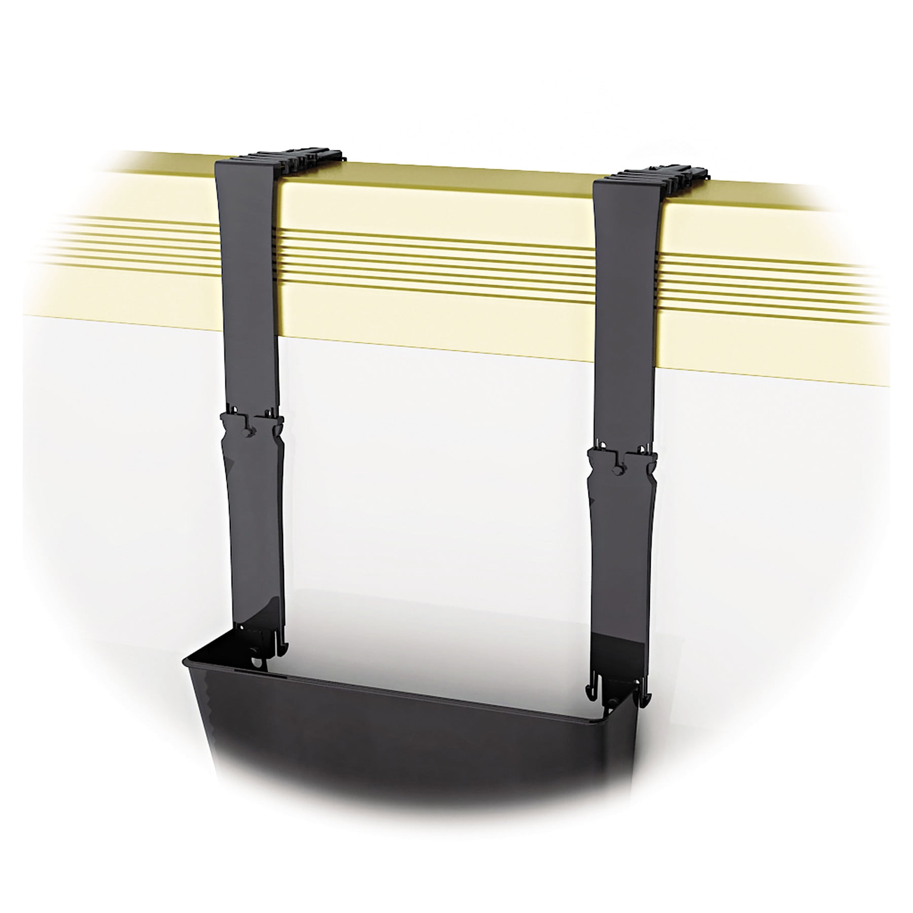 deflecto Two Break-Resistant Partition Brackets w/Ext, 2 5/8 - 4 1/8 ...
