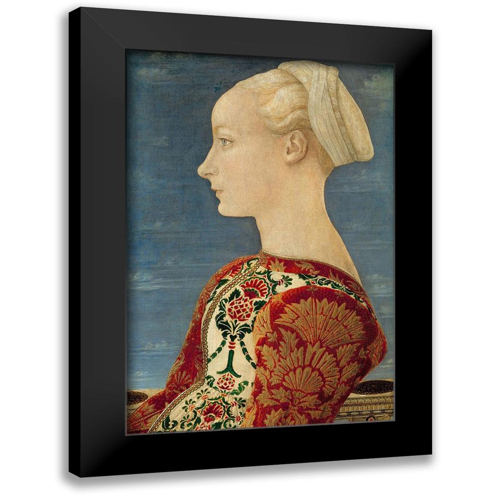 del Pollaiolo, Piero 11x14 Black Modern Framed Museum Art Print Titled ...