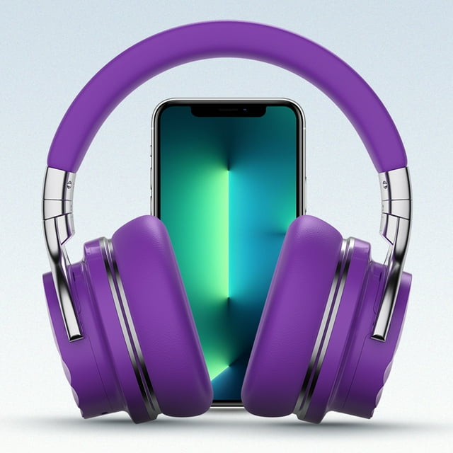 delpattern Bluetooth Headphones Noise Cancelling Wireless Over Ear ...