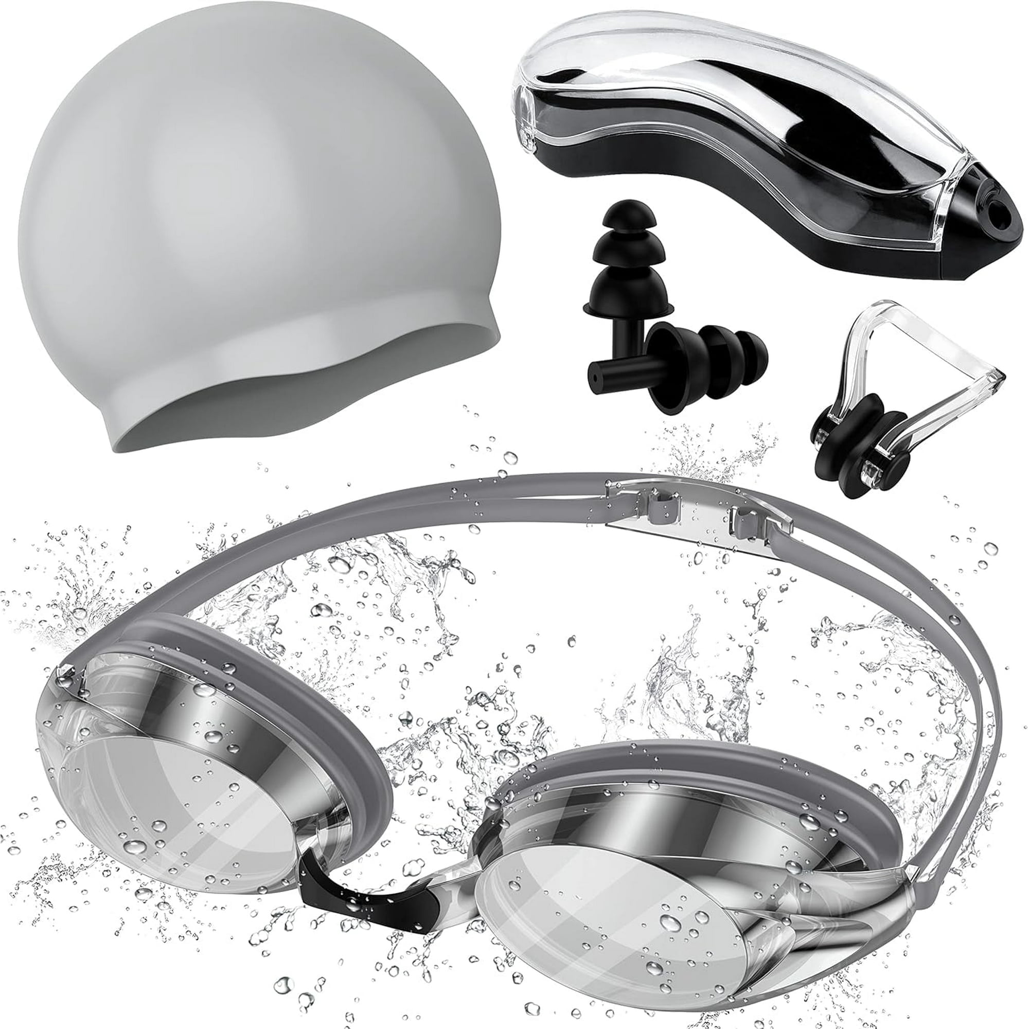 BESTCROF Swim Goggles for Kids, Teens, Adults, Anti-Fog, UV Protection ...