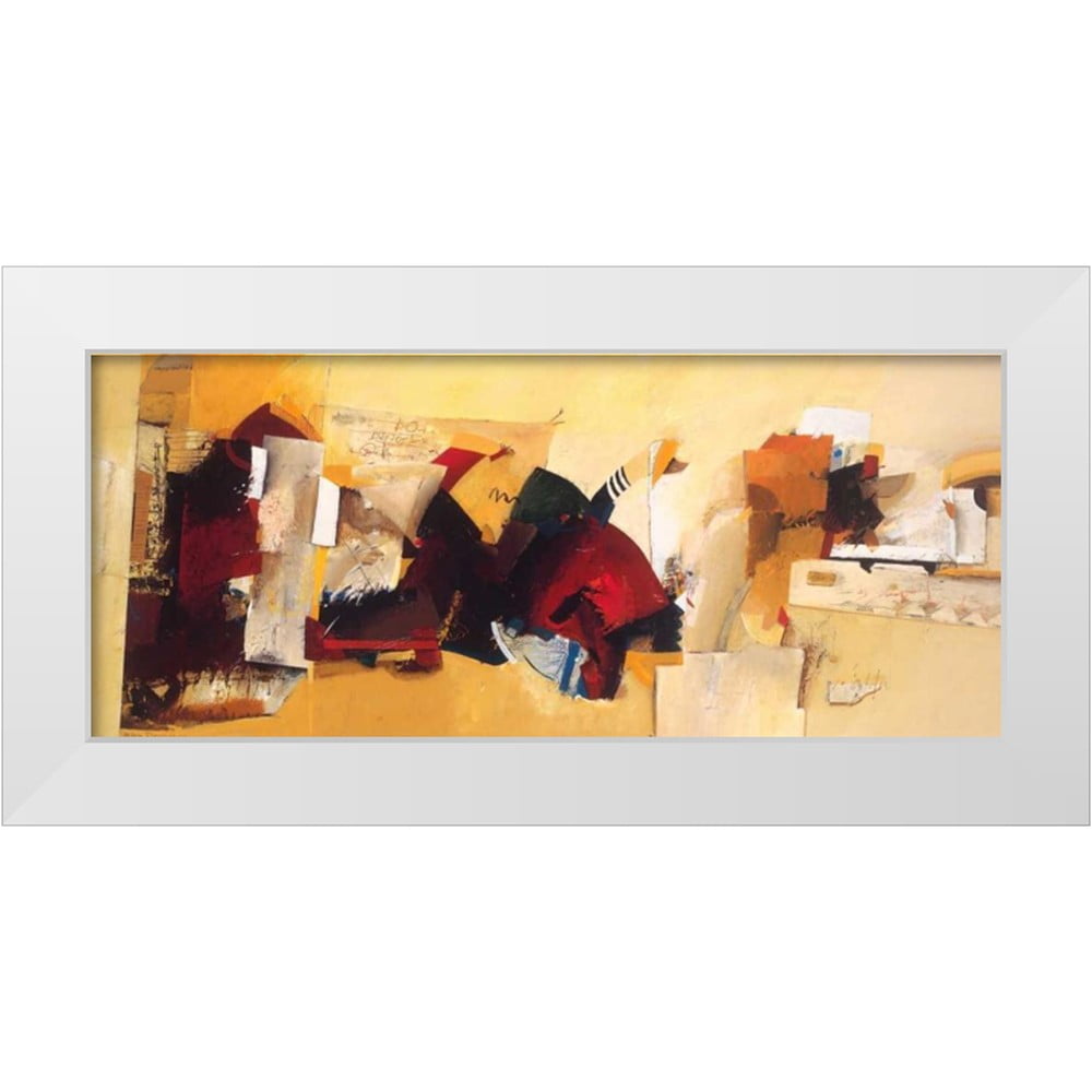 den Boon, Theo 14x8 White Modern Wood Framed Museum Art Print Titled ...