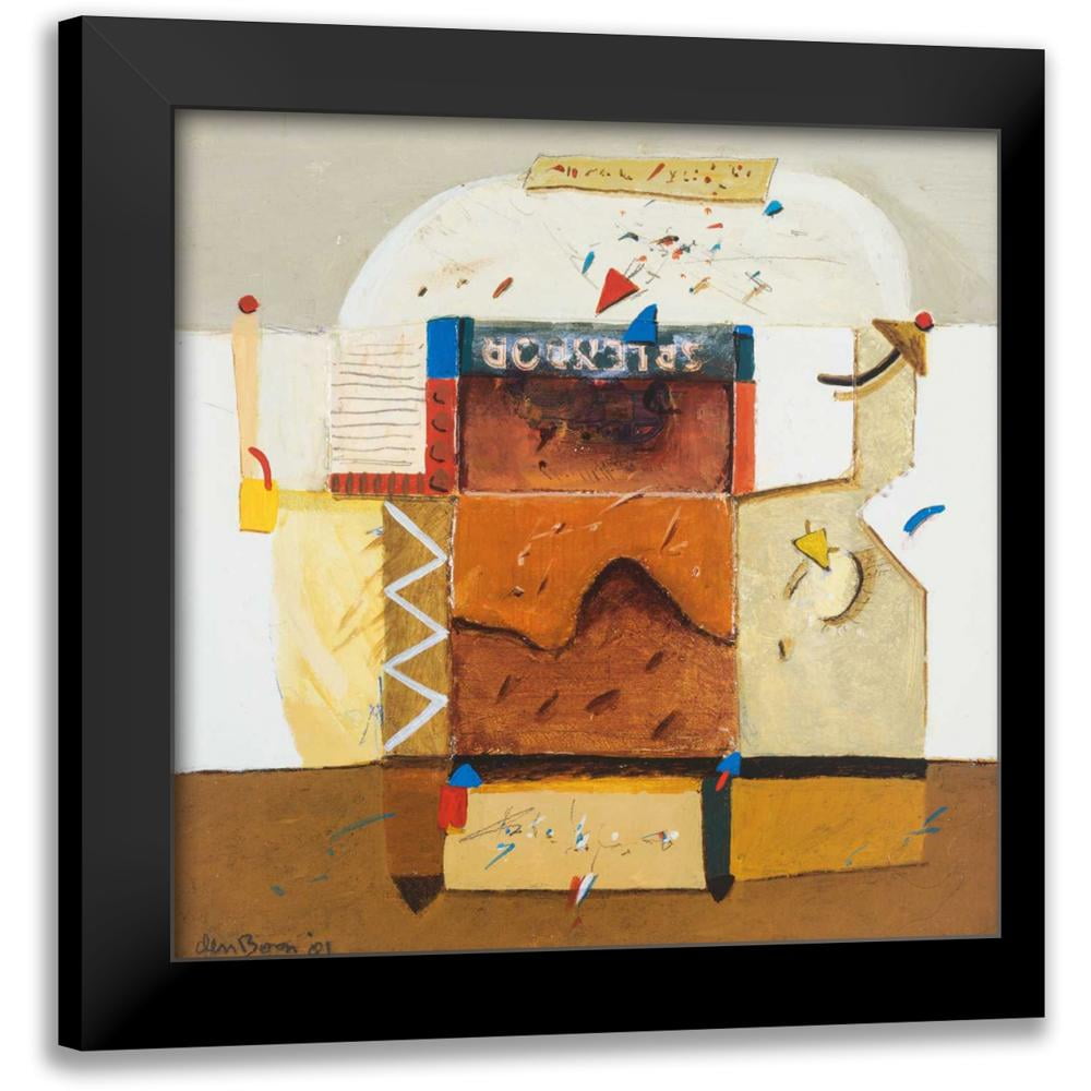 den Boon, Theo 20x20 Black Modern Framed Museum Art Print Titled - Gate ...