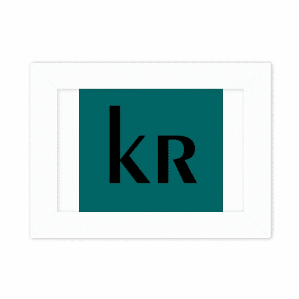 denmark currency symbol kr photo mount frame picture art painting ...