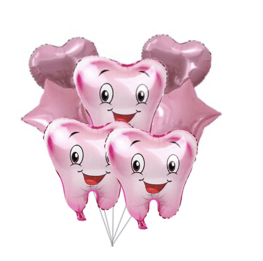 dentist opening balloons, first tooth , dental care props, foil ...