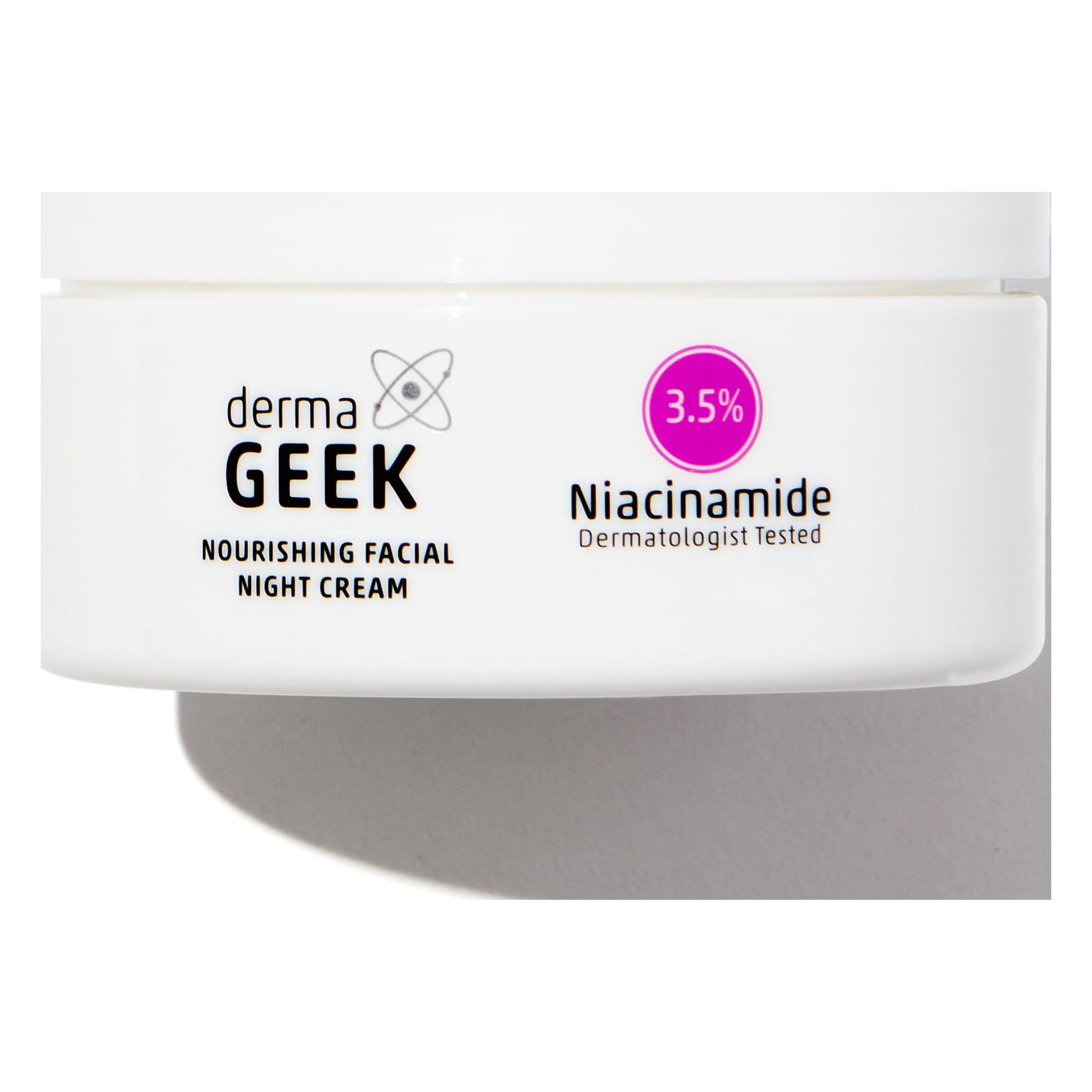 dermaGEEK Nourishing Facial Night Cream, Face Moisturizer Lotion, 1.7 ...