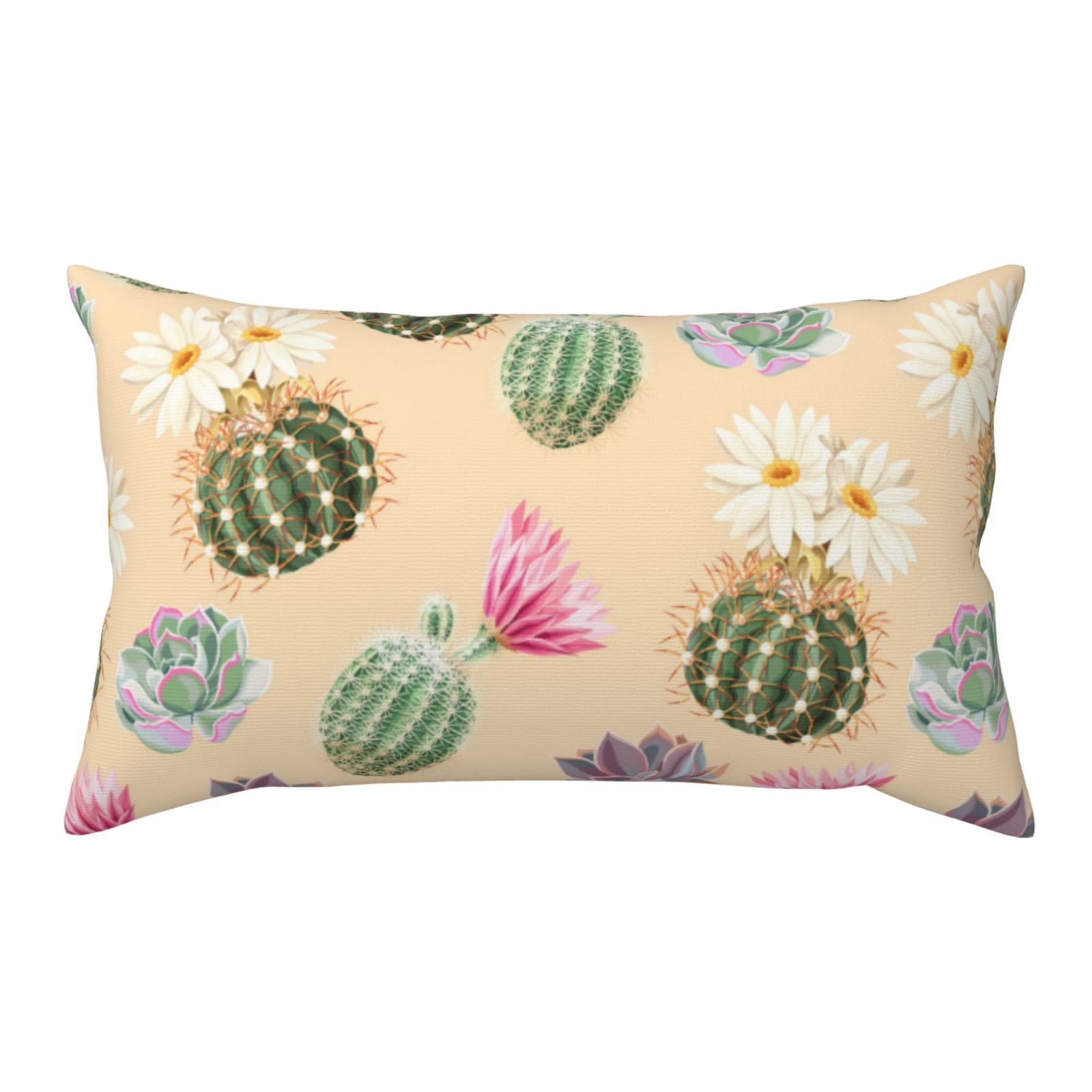 desert Cactus Succulents Pillow Cases Standard Size, Soft Pillow Covers ...