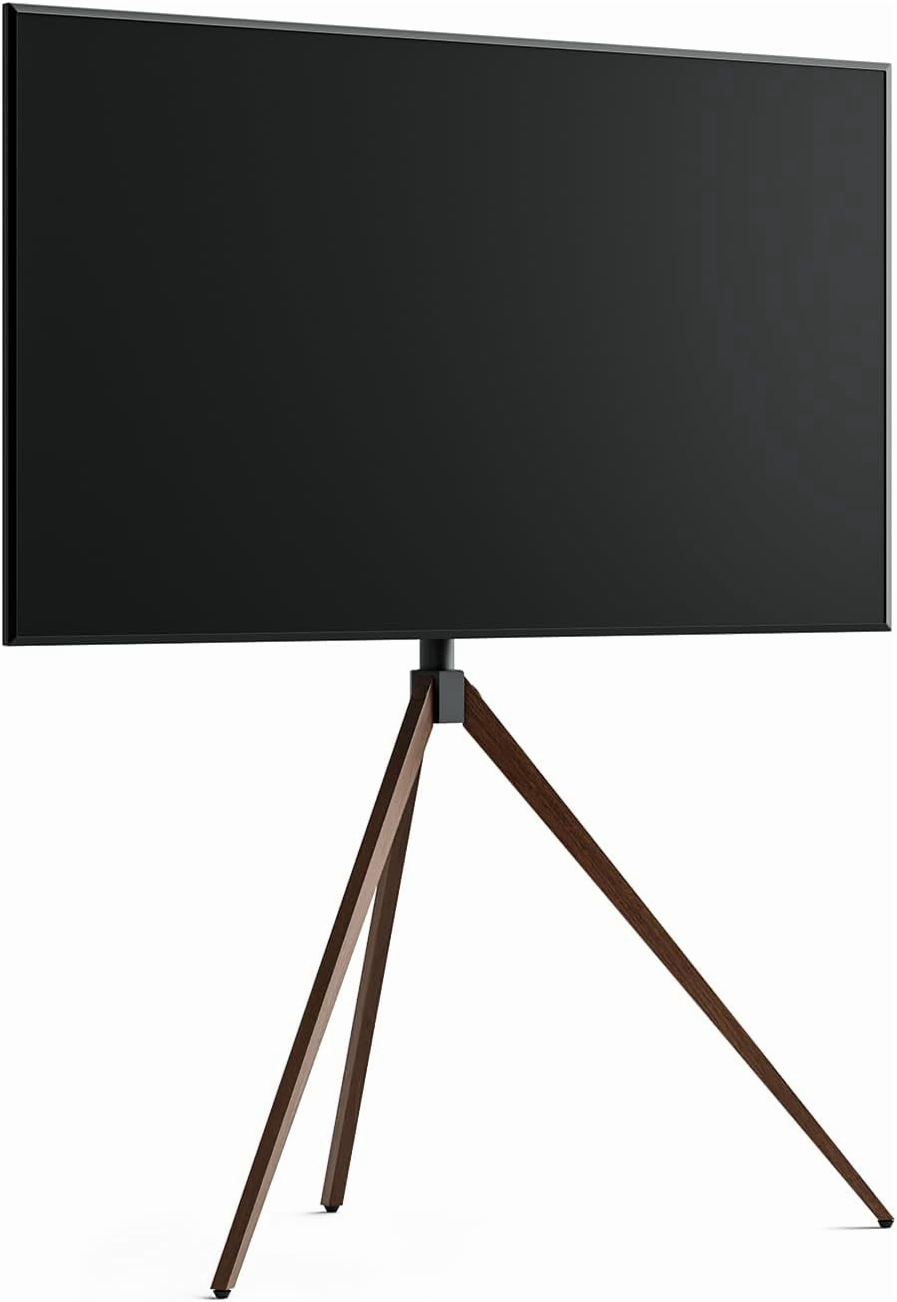 **design corner tv stand for 43-65 inch tvs, height adjustable metal ...