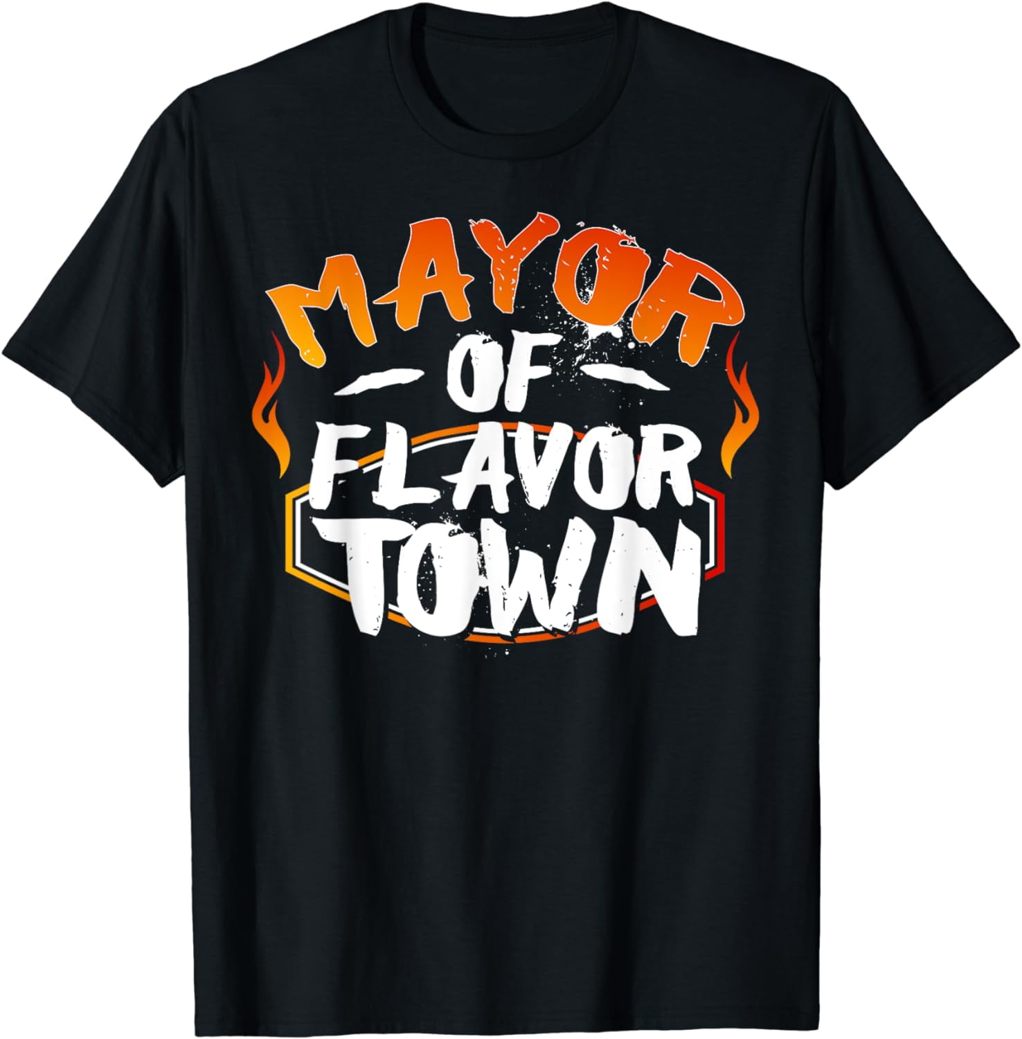 design for Mayor of Flavor Town Short T-Shirt - Walmart.com