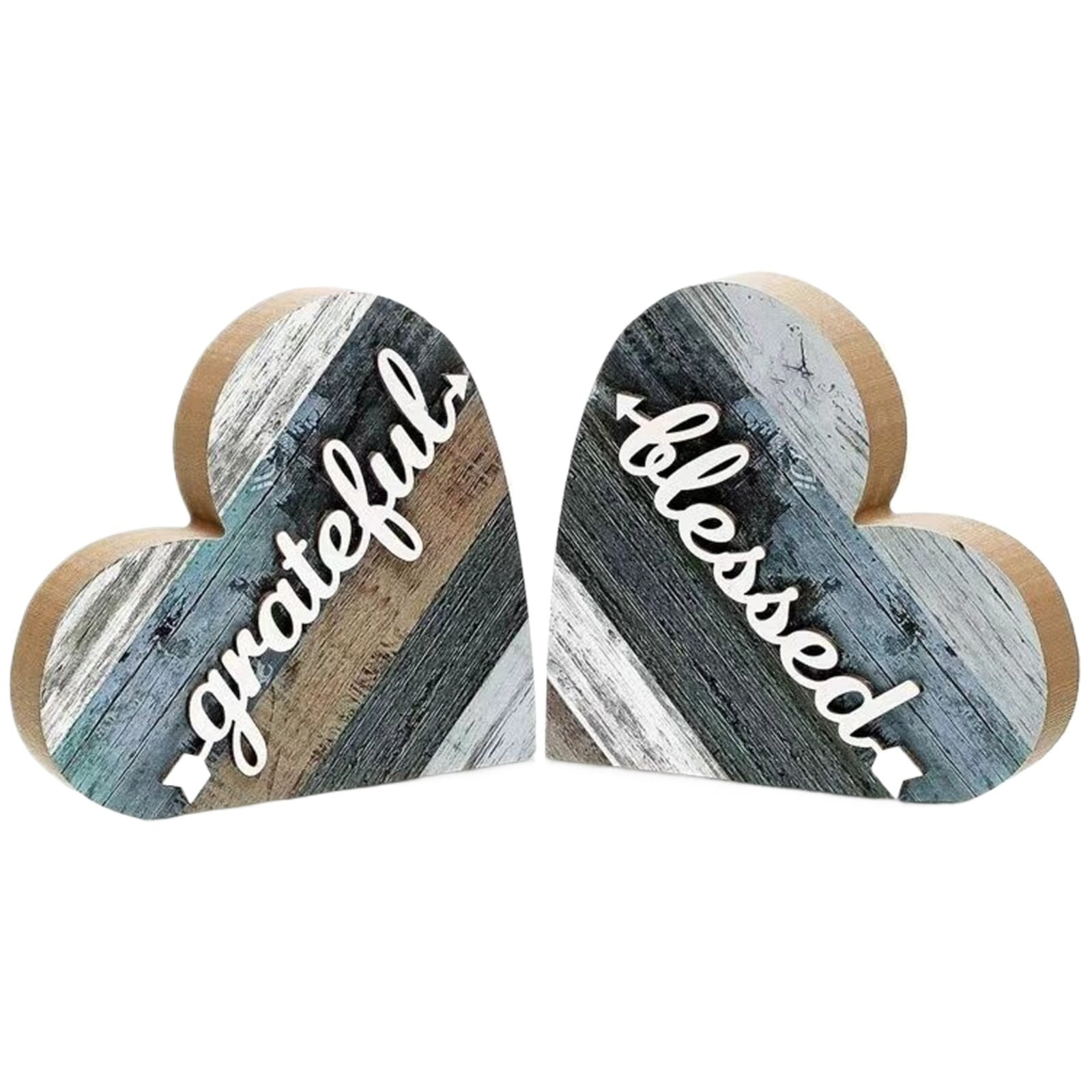 desk decorations Desktop Ornament 2 Pcs Rustic Table Decorations For ...