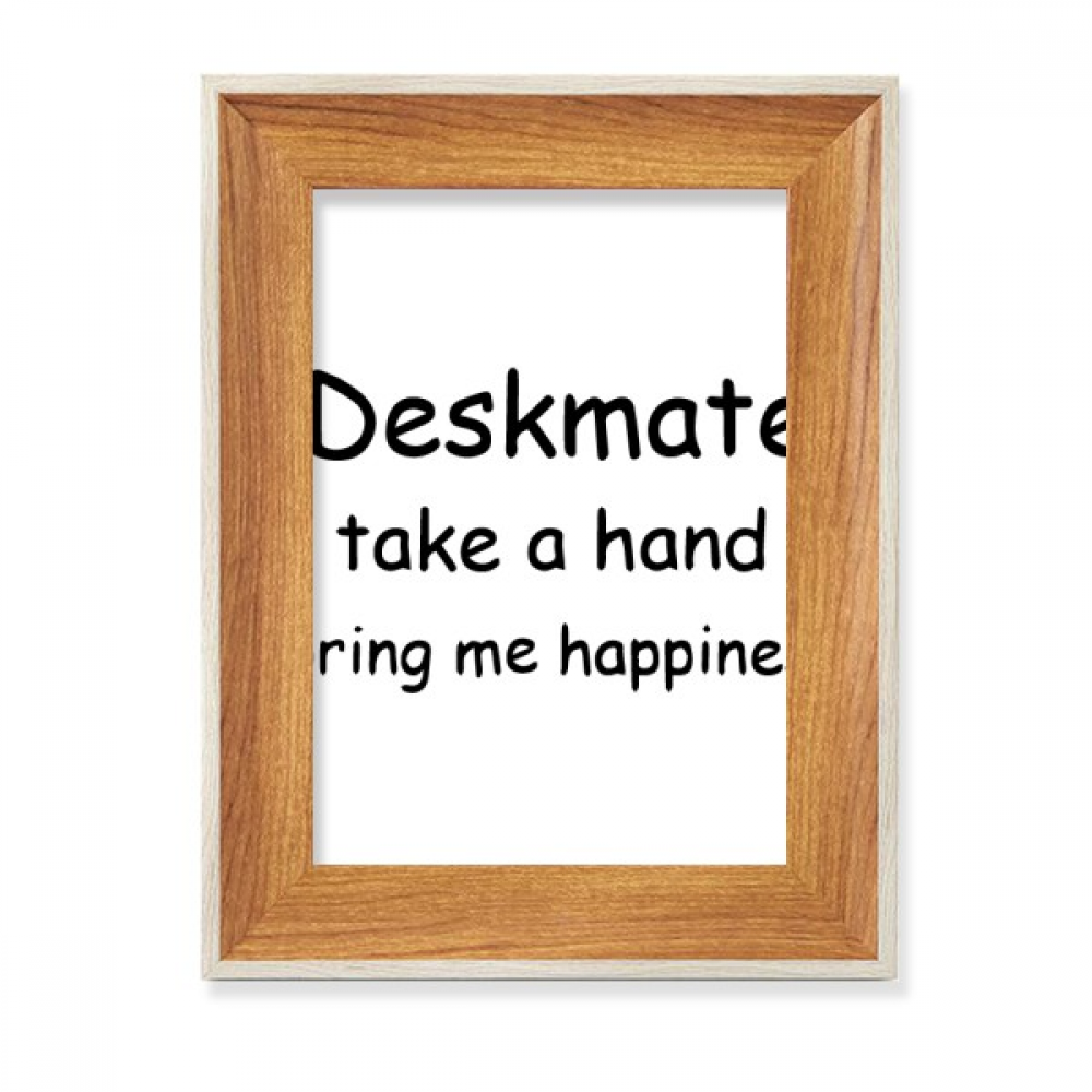 deskmate take a hand b me happiness desktop wooden photo frame display ...