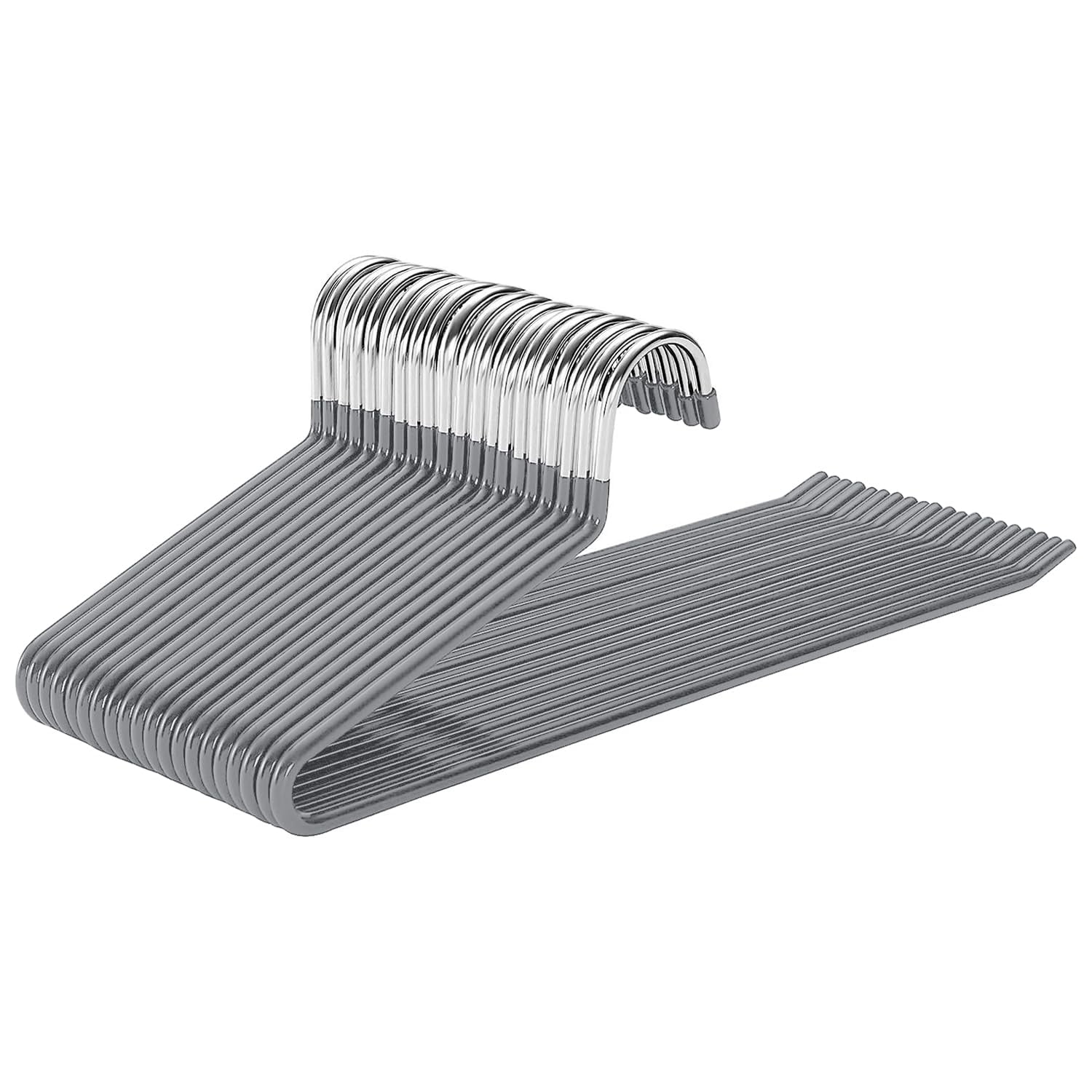 devesanter Pants Hanger 20 Pack Open-Ended Pants Space-Saving Strong ...