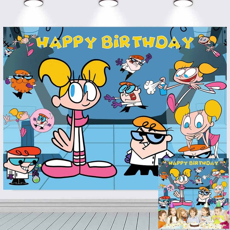 dexters laboratory Backdrop Banner Party Supplies Poster Movie Theme ...