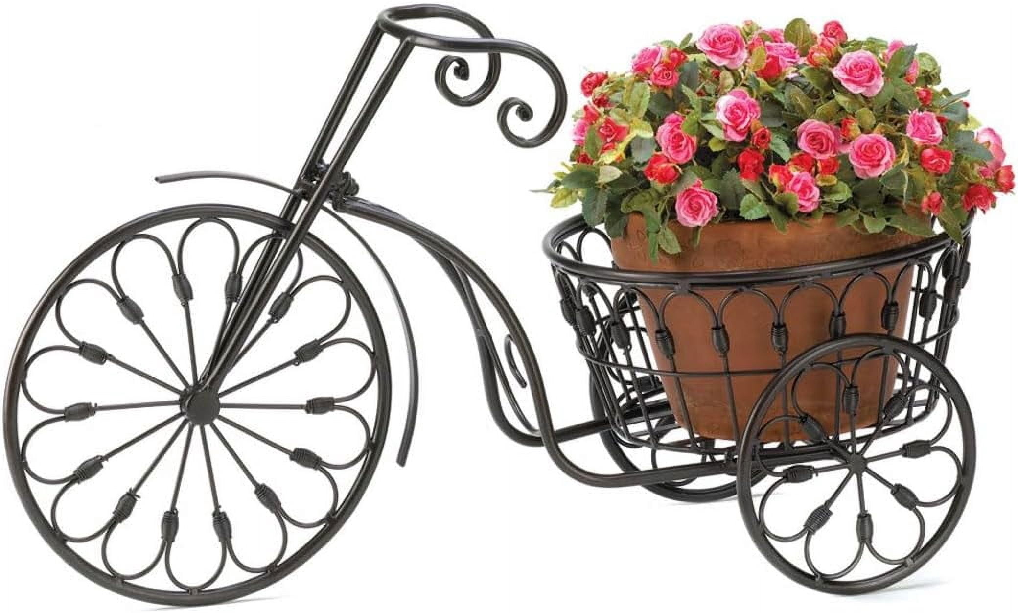 dfsfru Summerfield Terrace Nostalgic Bicycle Garden Decor Iron Plant ...