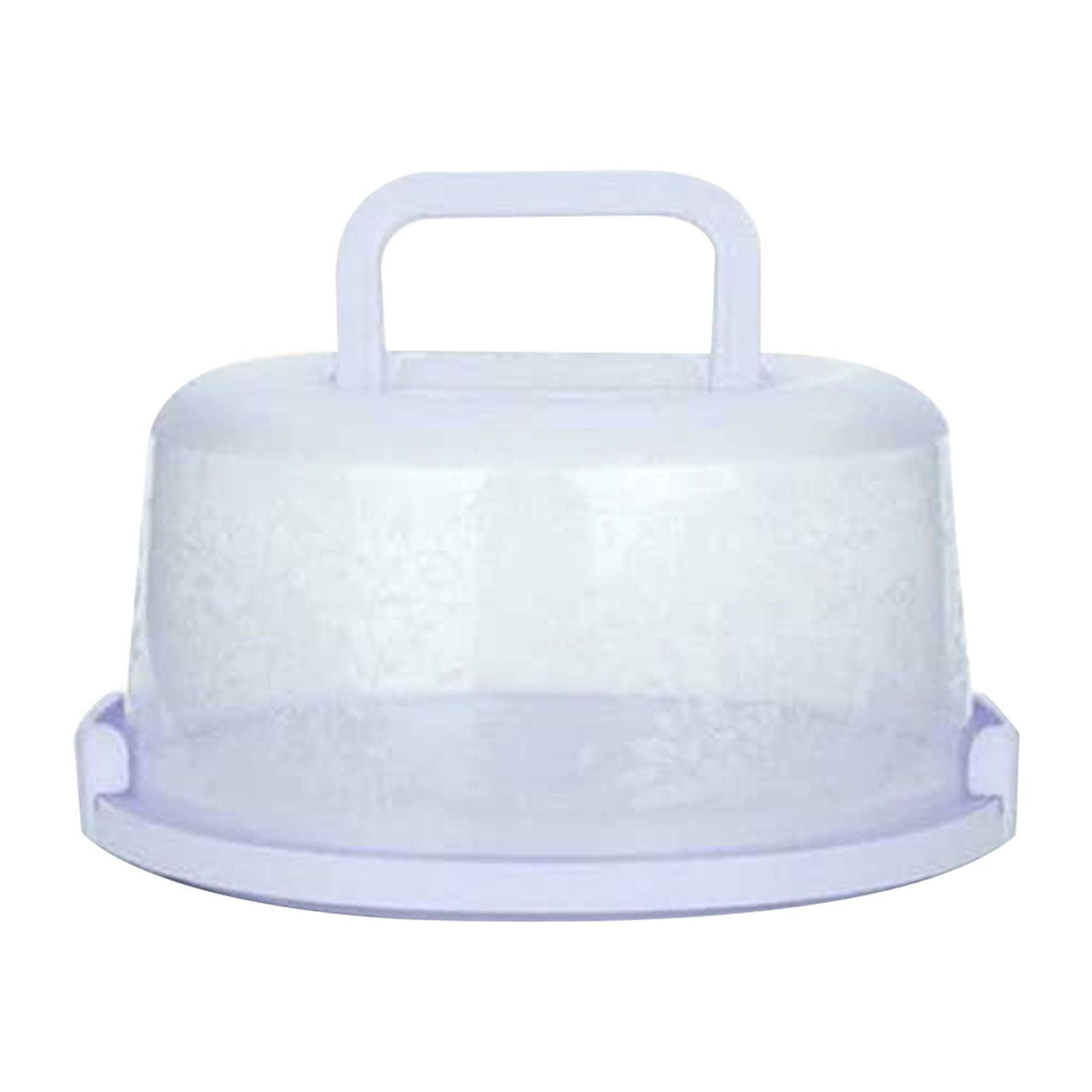 dfutuy 10inch Round Cake Carrier, Portable Cake Stand, Cake Box Comes ...