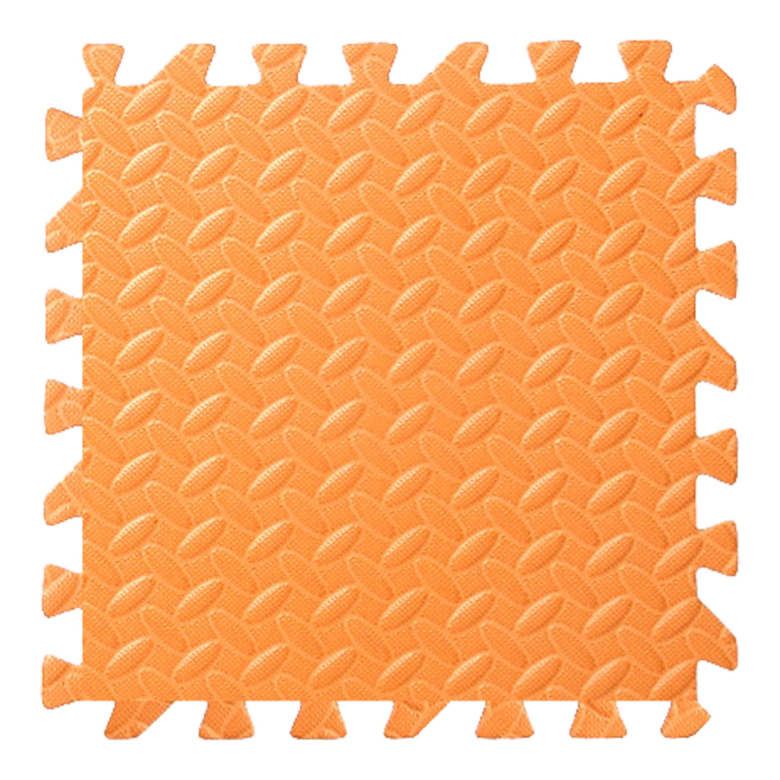 dfutuy 12x12in Interlocking Foam Tiles Leaf Pattern Non Slip Playmat ...