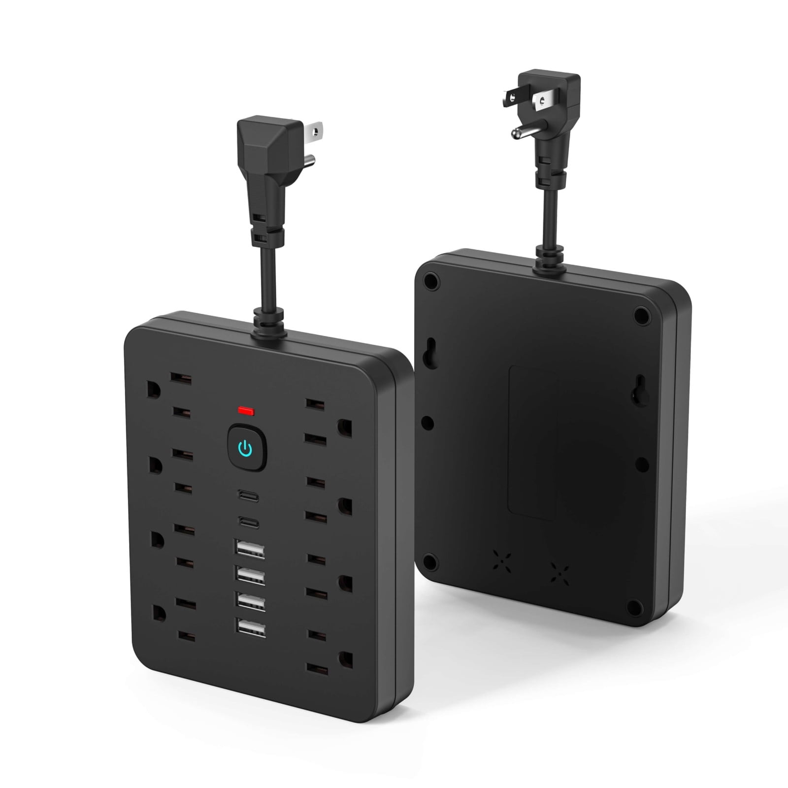 dfutuy 14-in-1 Multi-Function Power Board with and Surge Protection ...