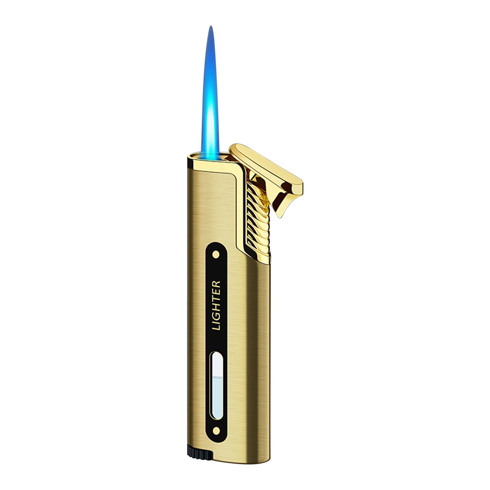 dfutuy Long Lighter Metal Torch Lighters Mini Thin Butane Lighter ...