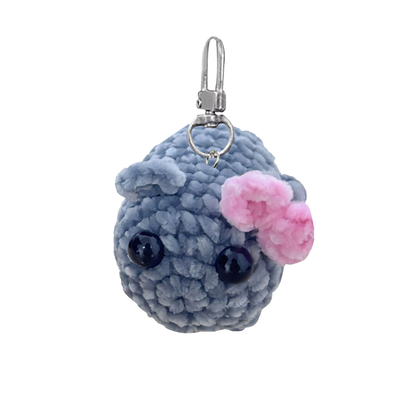 dfutuy Sad Hamster Keychain, Cute Crochet Sad Hamster Meme Plush ...