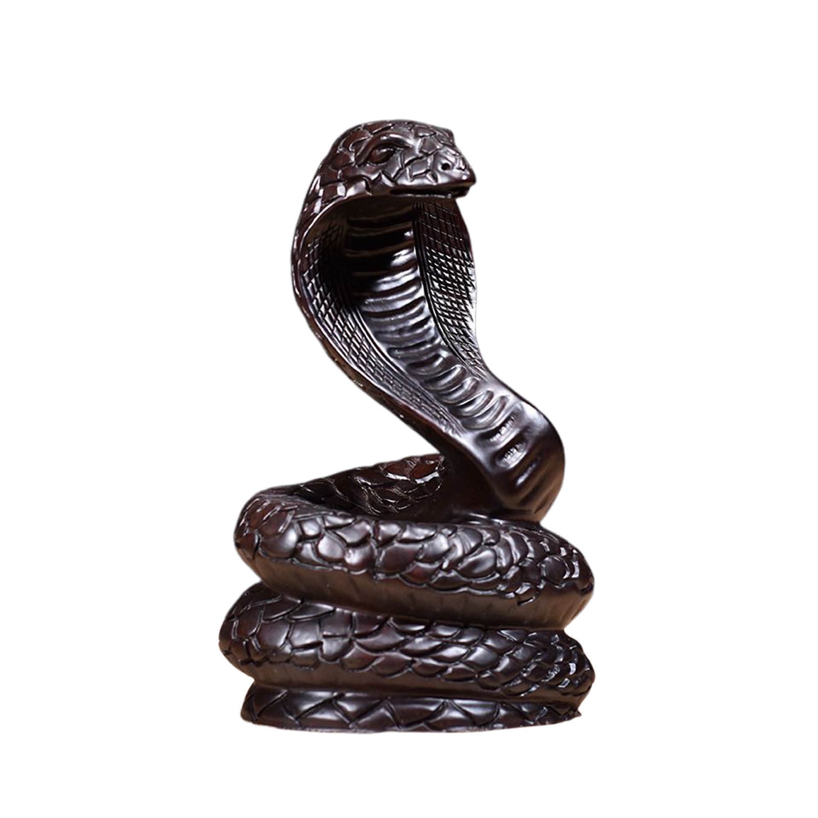 dfutuy Snake Statue Small Wooden Chinese Feng Shui Snake Figurines 2025 ...